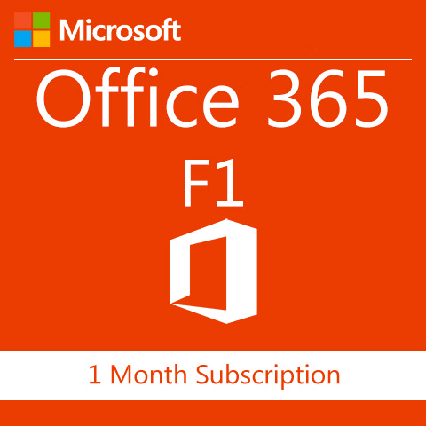 Office 365 F1 (subscribție lunară pentru 1 utilizator) - Livrare în ...