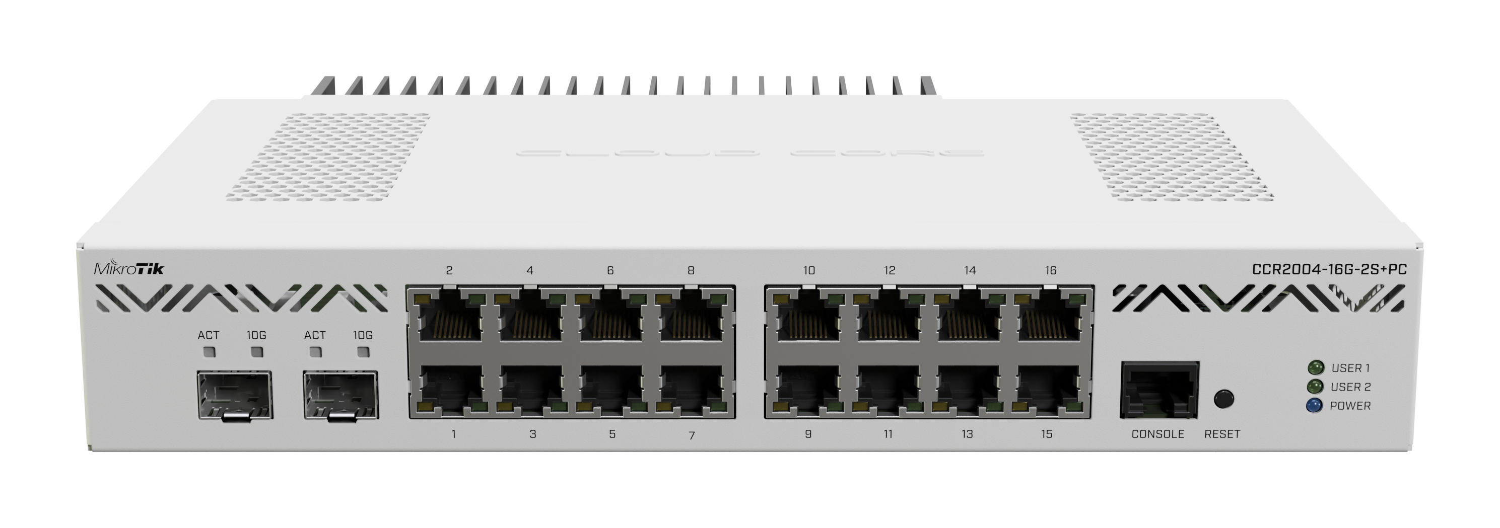 Router Mikrotik CCR2004-16G-2S+PC - Delivery throughout Moldova - Pride.md