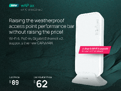 The New wAP ax from MikroTik: Top Connectivity for Public and Private ...