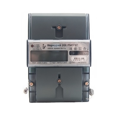 Electricity meter Mercury 206 - Delivery throughout Moldova - Pride.md